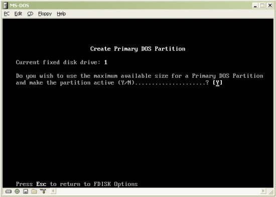 FDISK 사용법 : 네이버 블로그