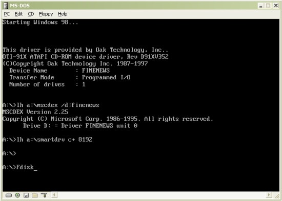 FDISK 사용법 : 네이버 블로그