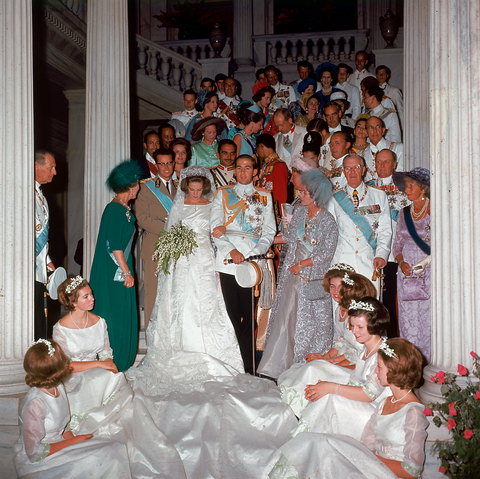 1964년 그리스 콘스탄티노스 2세와 덴마크 앤-마리 공주 : 네이버 블로그