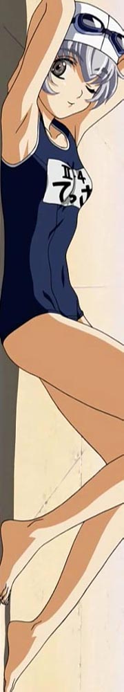 수영복 입은 텟사(OVA 엔딩 캡쳐수정) : 네이버 블로그