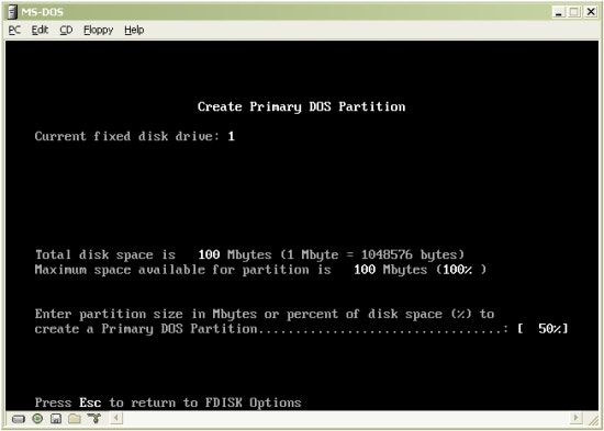 FDISK 사용법 : 네이버 블로그