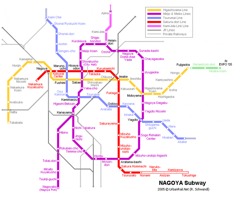 나고야 여행 지도 (maps of Nagoya, Japan) : 네이버 블로그