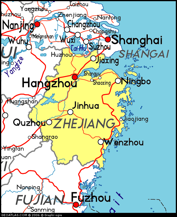절강성(저장성) 지도와 소개 (Maps of Zhejiang province) : 네이버 블로그