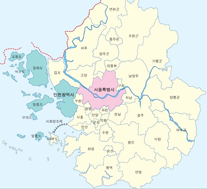 전국 행정구역 현황 지도 And 웹사이트 링크 네이버 블로그