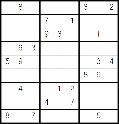 꼽사리의 스도쿠 medium 66번 문제입니다. : 네이버 블로그